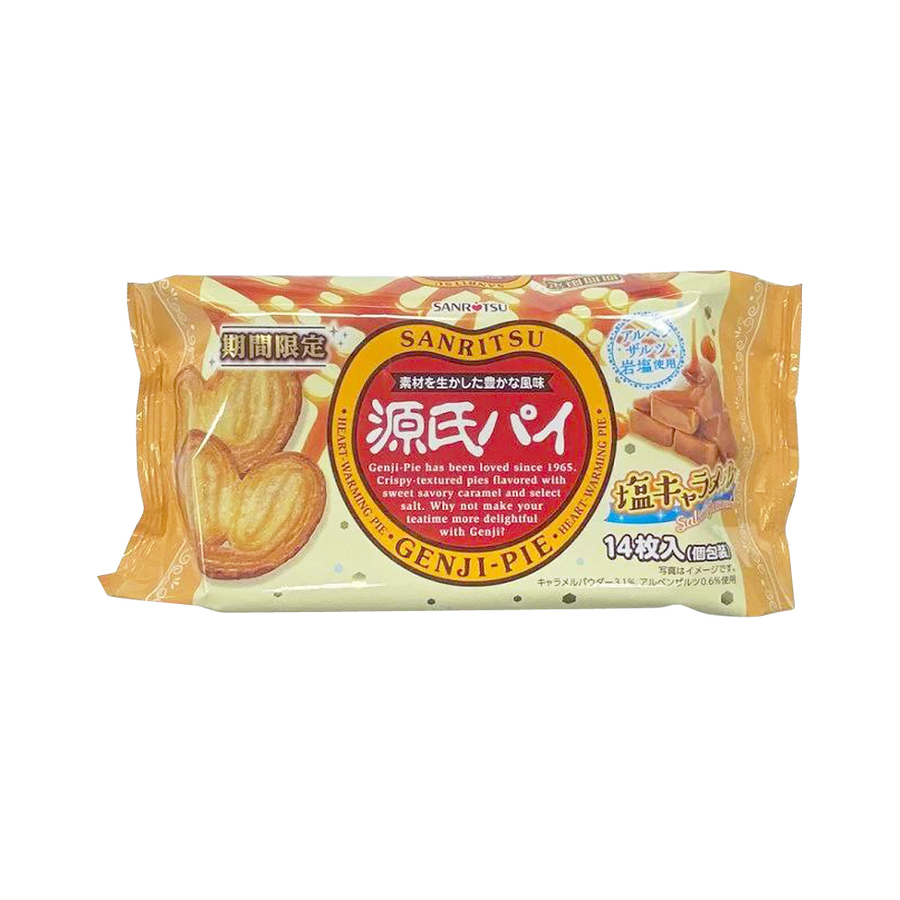 SANRITSU 三立Genji-Pie 源氏 期间限定香脆美味心形蝴蝶酥_SANRITSU 三立休闲零食饼干糕点_豌豆公主